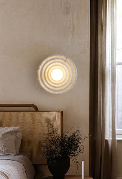 Drip Ripple LED Wall Lamp | Resin Plate | 22cm